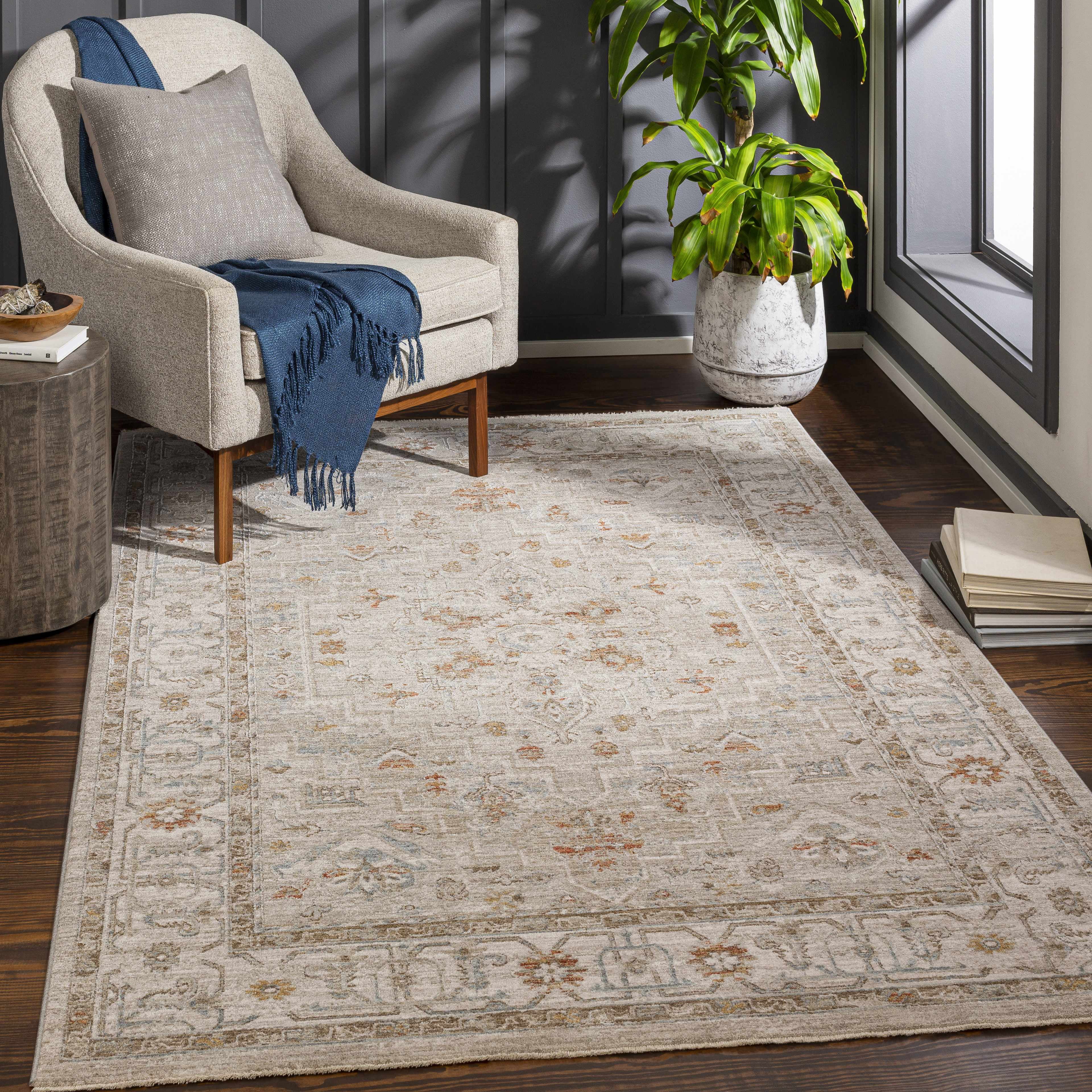 Hauteloom Richelieu Living Room, Bedroom Area Rug - Traditional - Sage ...