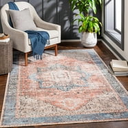 My Texas House Ryland 3'11" x 5'6" Natural Medallion Outdoor Area Rug ...