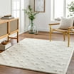 Hauteloom Bauer Living Room, Bedroom Area Rug - Plush Pile - White ...