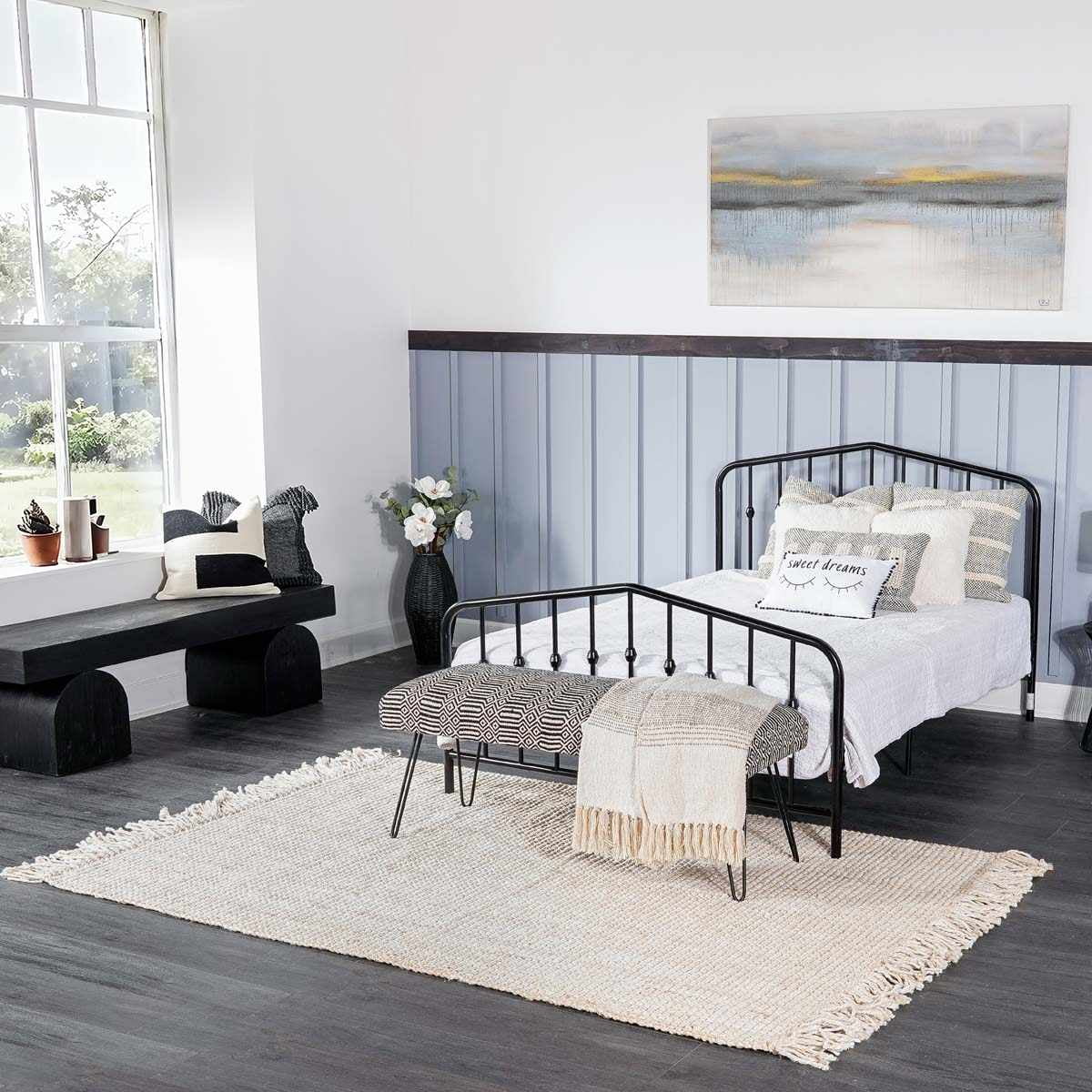 Hauteloom Senneterre Handwoven Solid Sea Grass Bleached Jute Rug ...