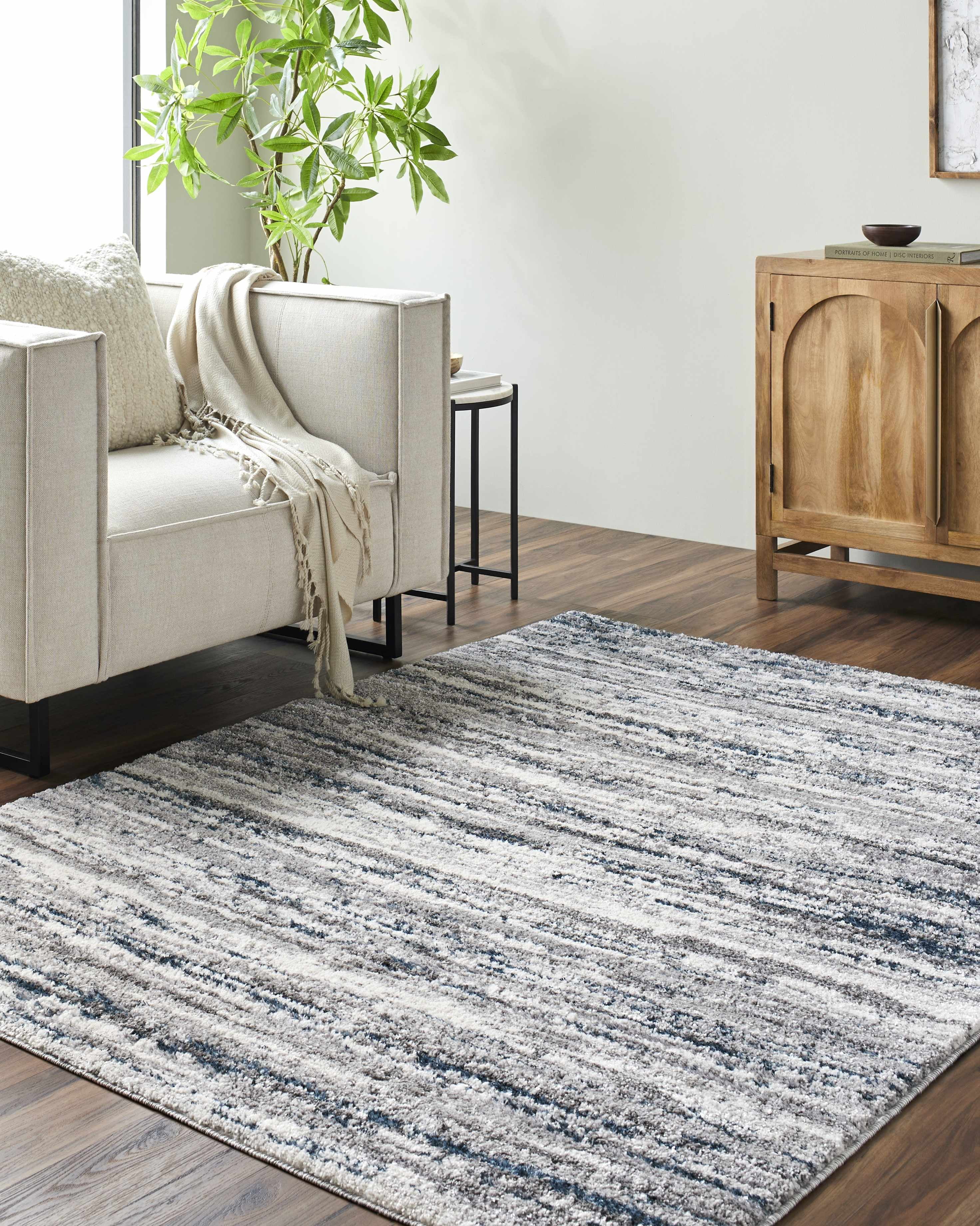 Hauteloom Skule Living Room, Bedroom Area Rug - Farmhouse - High Pile ...