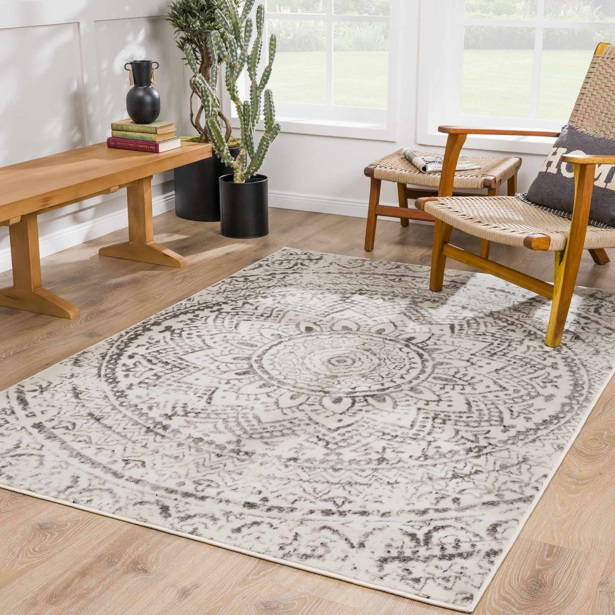 Hauteloom Tadcaster Hallway, Kitchen Runner Rug - Traditional - Light ...