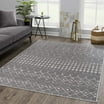 Mainstays Geometric Multicolor Stripe Blocks Indoor Area Rug, 5' x 7 ...