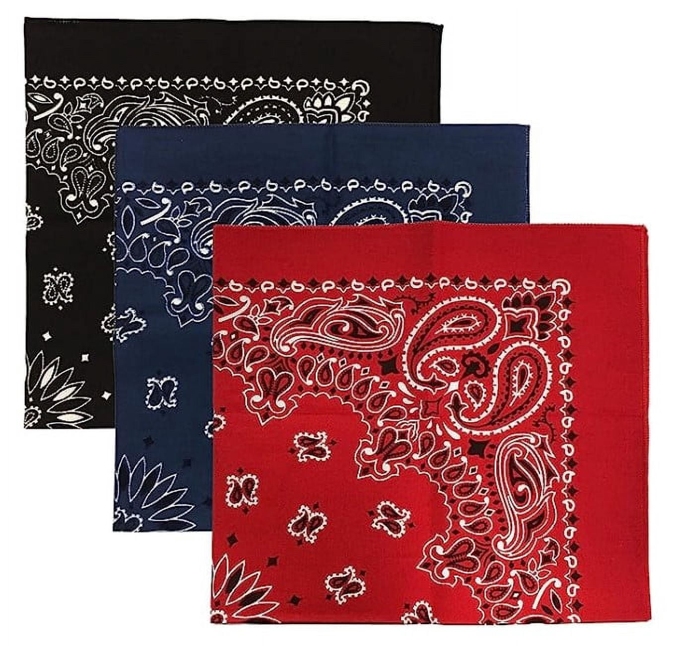 Hav-A-Hank | Black, Navy & Red | 1 of each - Walmart.com