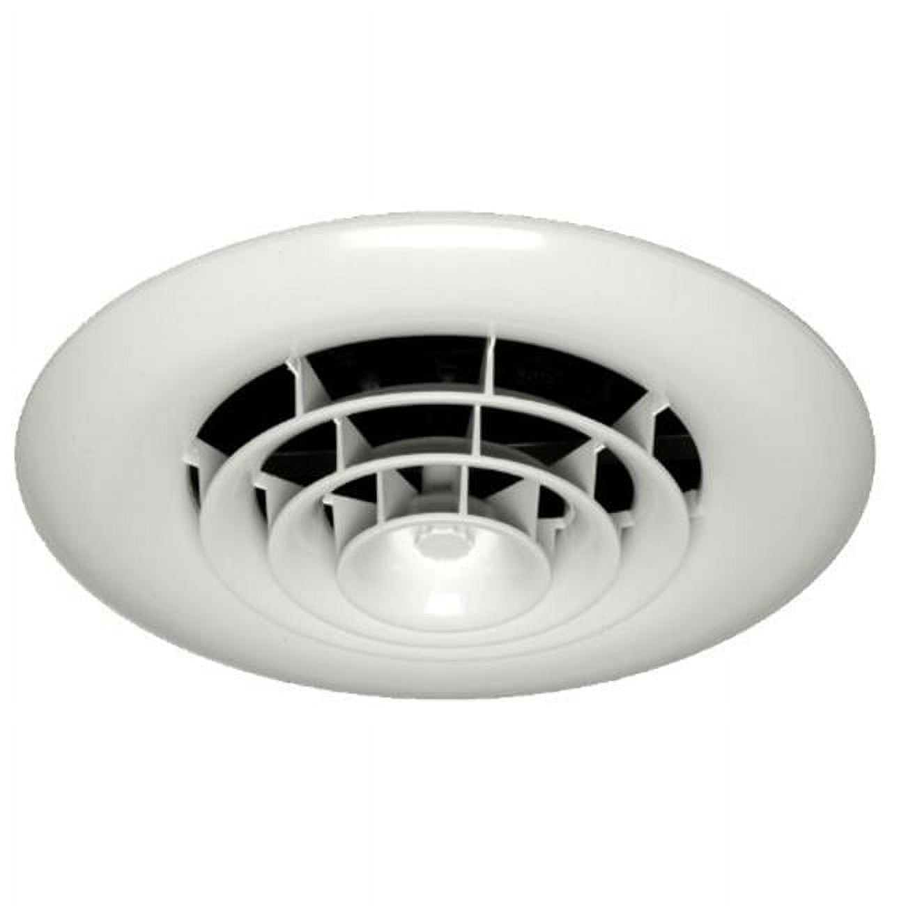 Havaco Quick Connect HT-GRB-R1D White Round Ceiling Diffuser 8-7-6 in ...