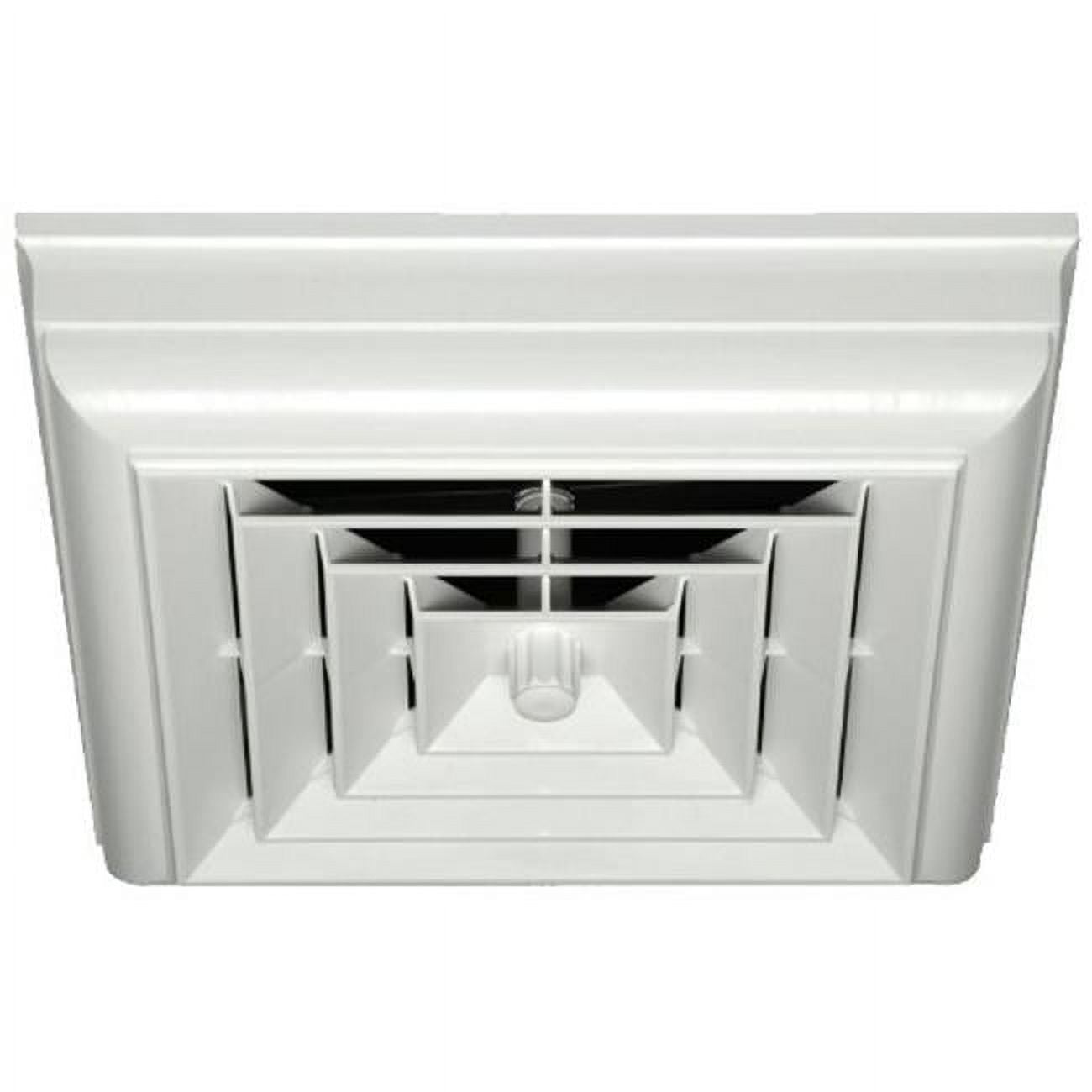 Havaco Quick Connect White Square Capital Crown Ceiling Diffuser 8-7-6 ...