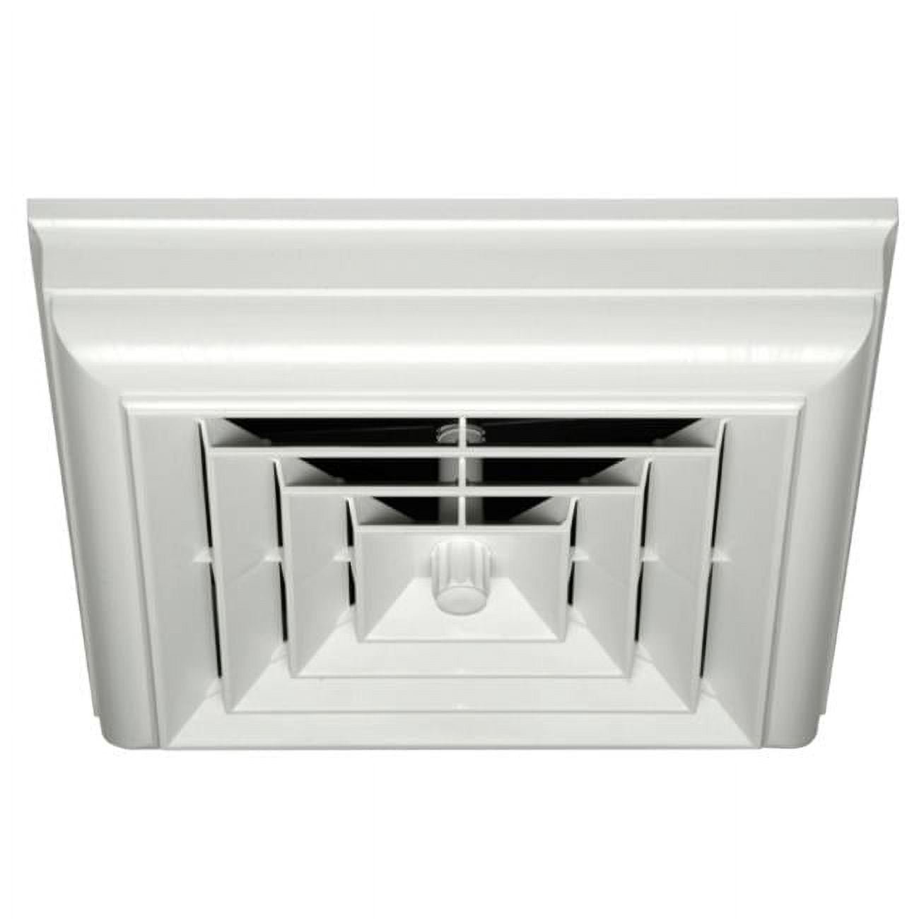 Havaco Quick Connect White Square Capital Crown Ceiling Diffuser and 6 in. Boot - Walmart.com