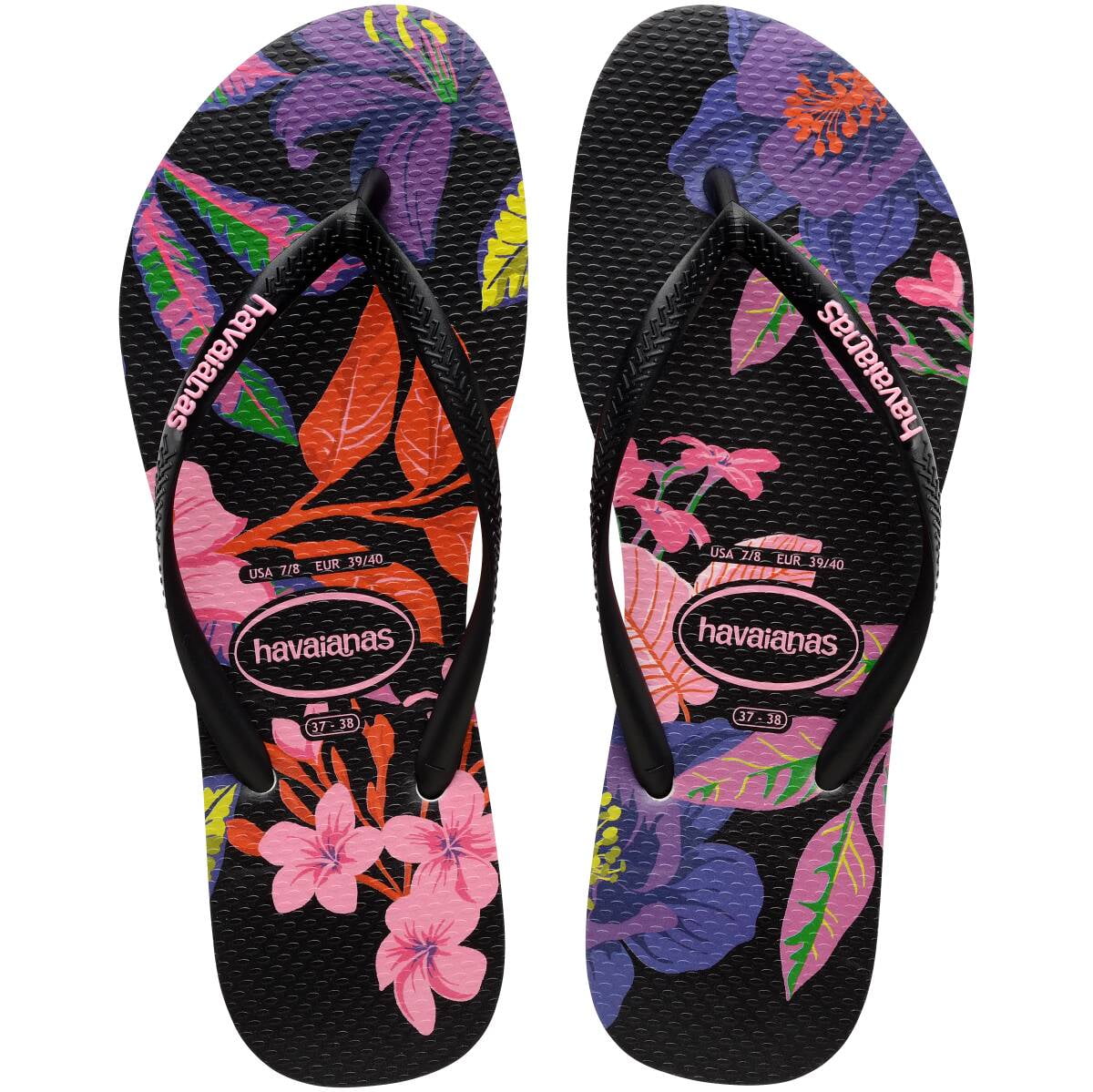 Havaianas Women's Slim Floral Colors Flip Flops - Spring and Summer ...
