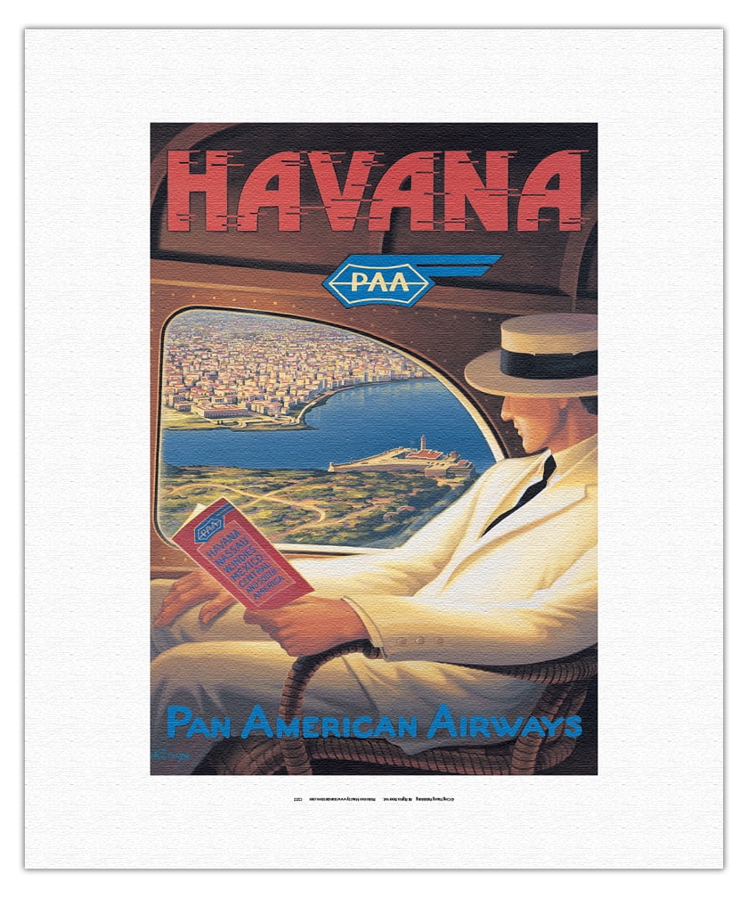 Havana Cuba - Pan American Airways (PAA) - Vintage Airline Travel ...