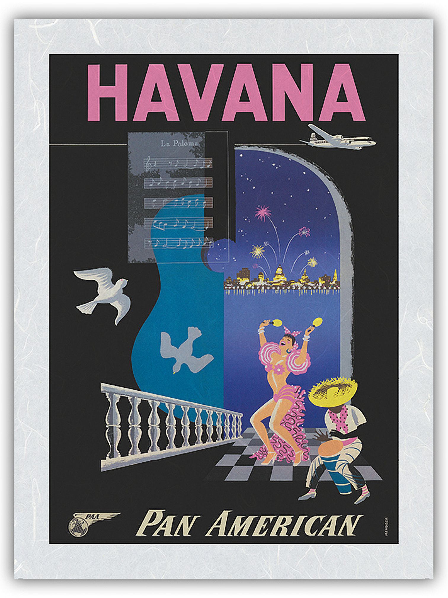 Havana Cuba - Pan American World Airways - Vintage Airline Travel ...