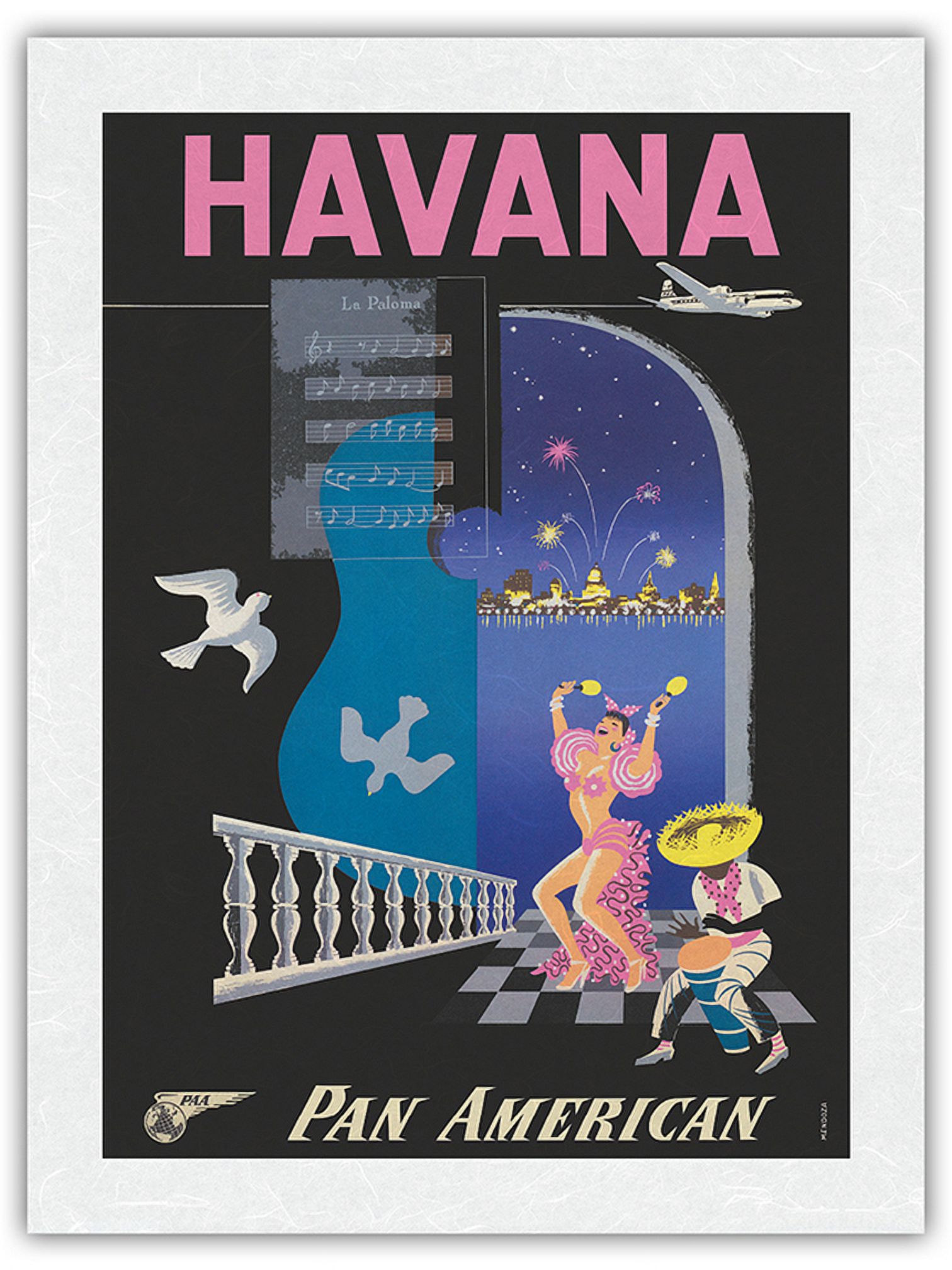Havana Cuba - Pan American World Airways - Vintage Airline Travel ...