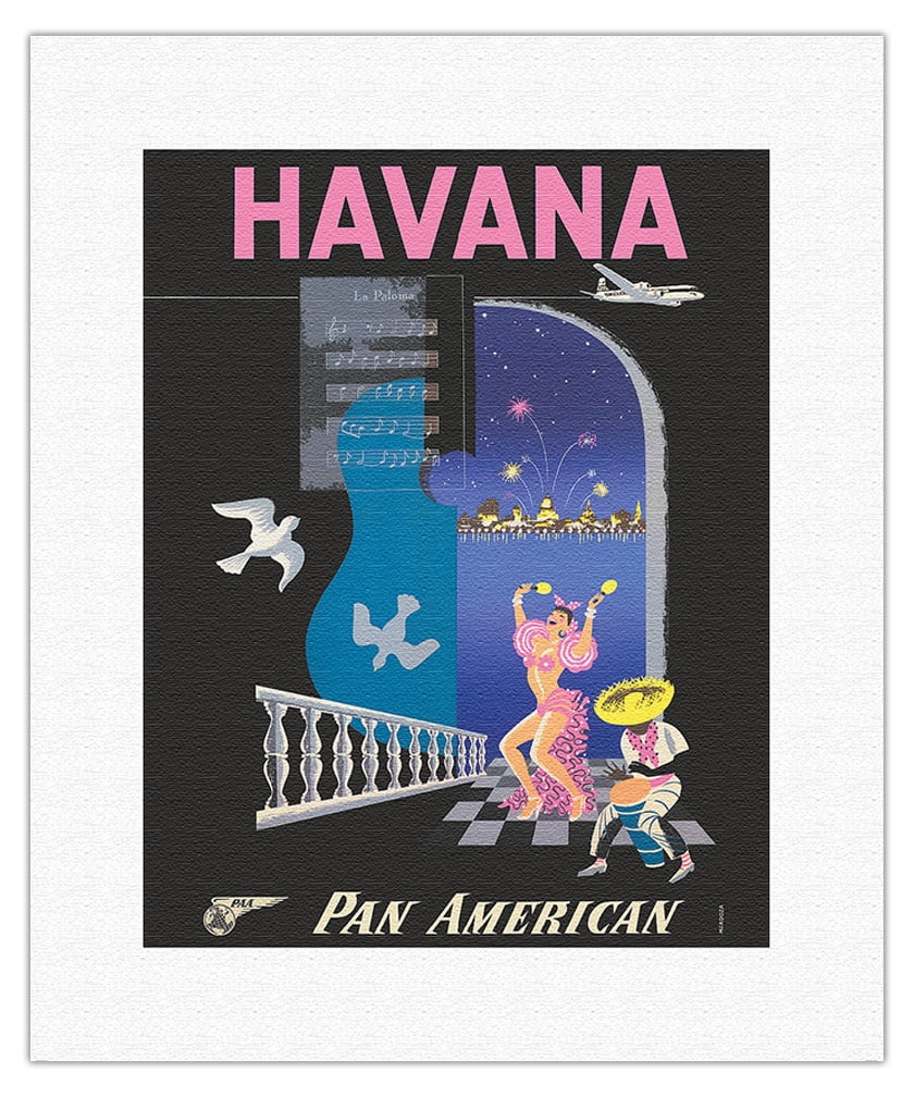 Havana Cuba - Pan American World Airways - Vintage Airline Travel ...