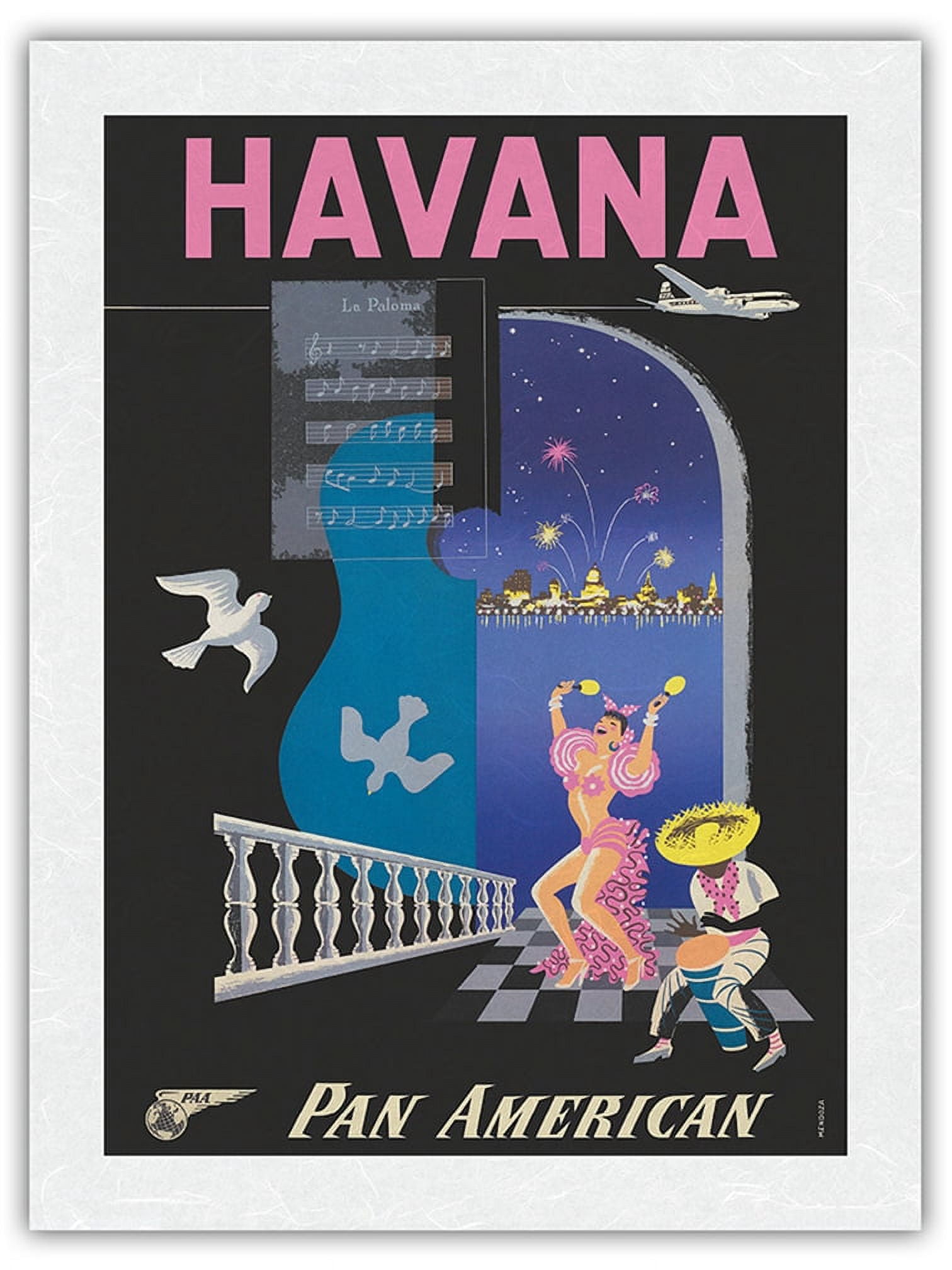 Havana Cuba - Pan American World Airways - Vintage Airline Travel ...