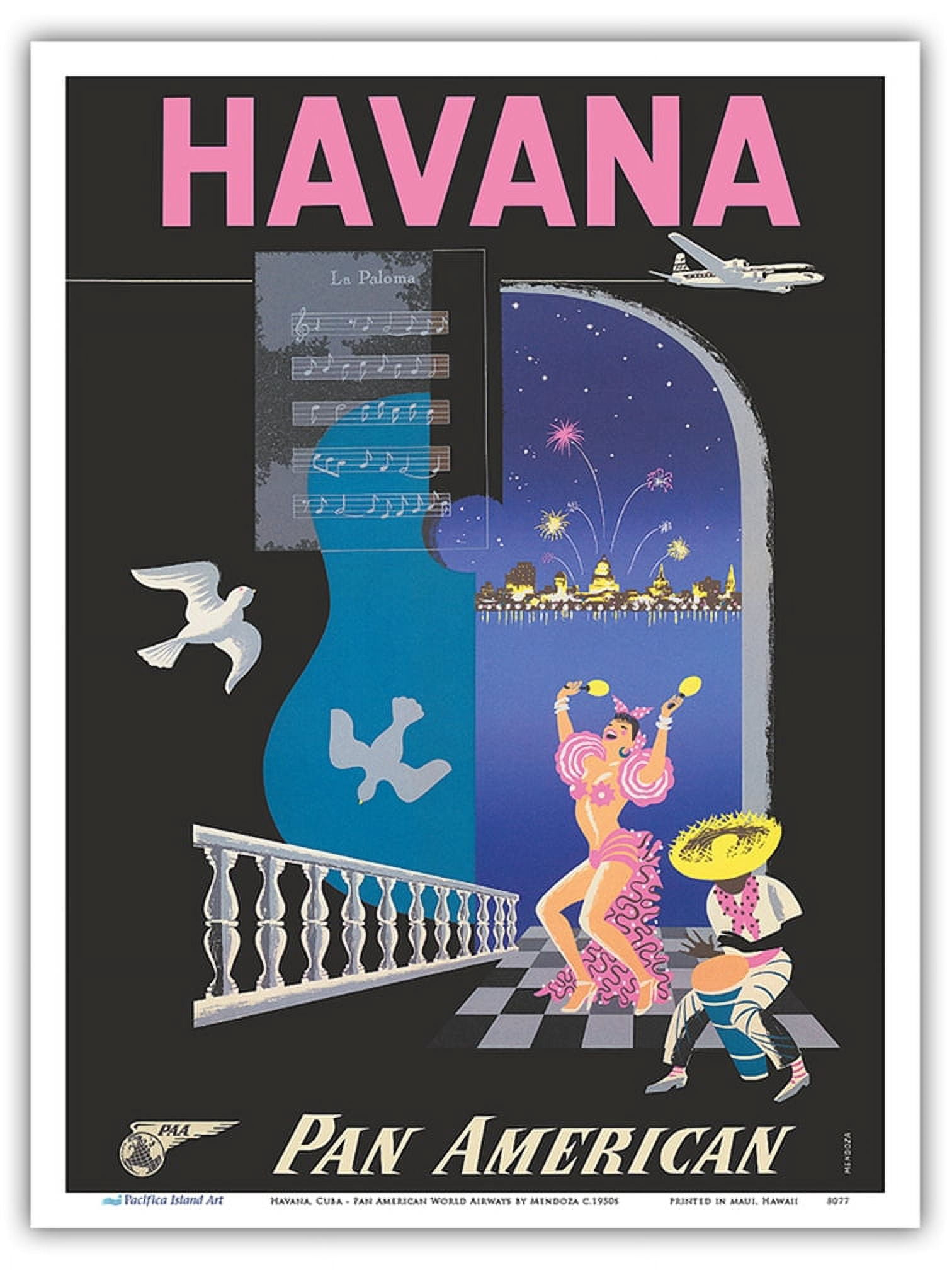 Havana Cuba - Pan American World Airways - Vintage Airline Travel ...