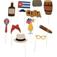 Havana Cuban Theme Party Photo Booth Props (Set of 12) Havana Nights ...