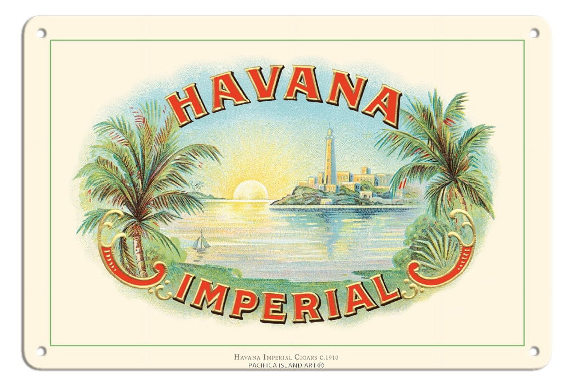 Havana Imperial Cigars - Vintage Cigar Label c.1910 - 8 x 12 inch ...