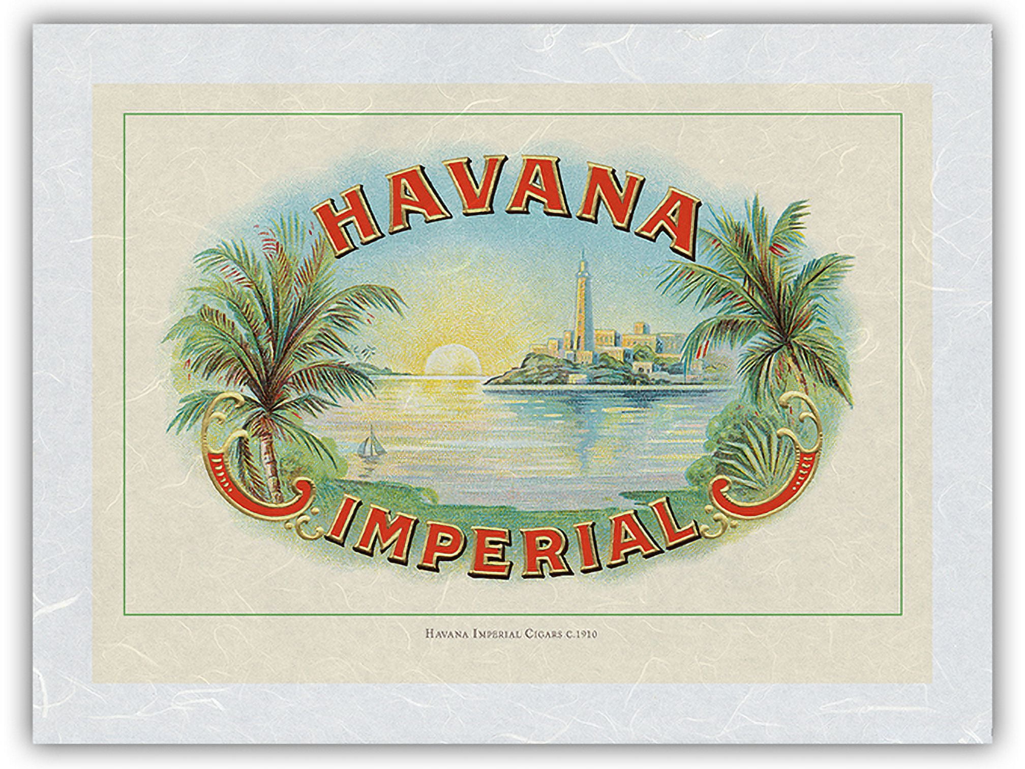Havana Imperial Cigars - Vintage Cigar Label c.1910 - Japanese Unryu ...