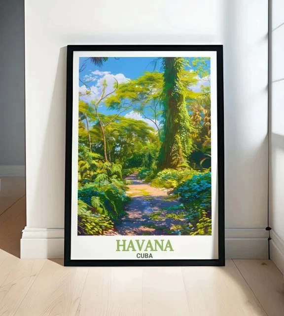 Havana Poster - Parque Almendares Print NO FRAMED POSTER, Home Decor ...