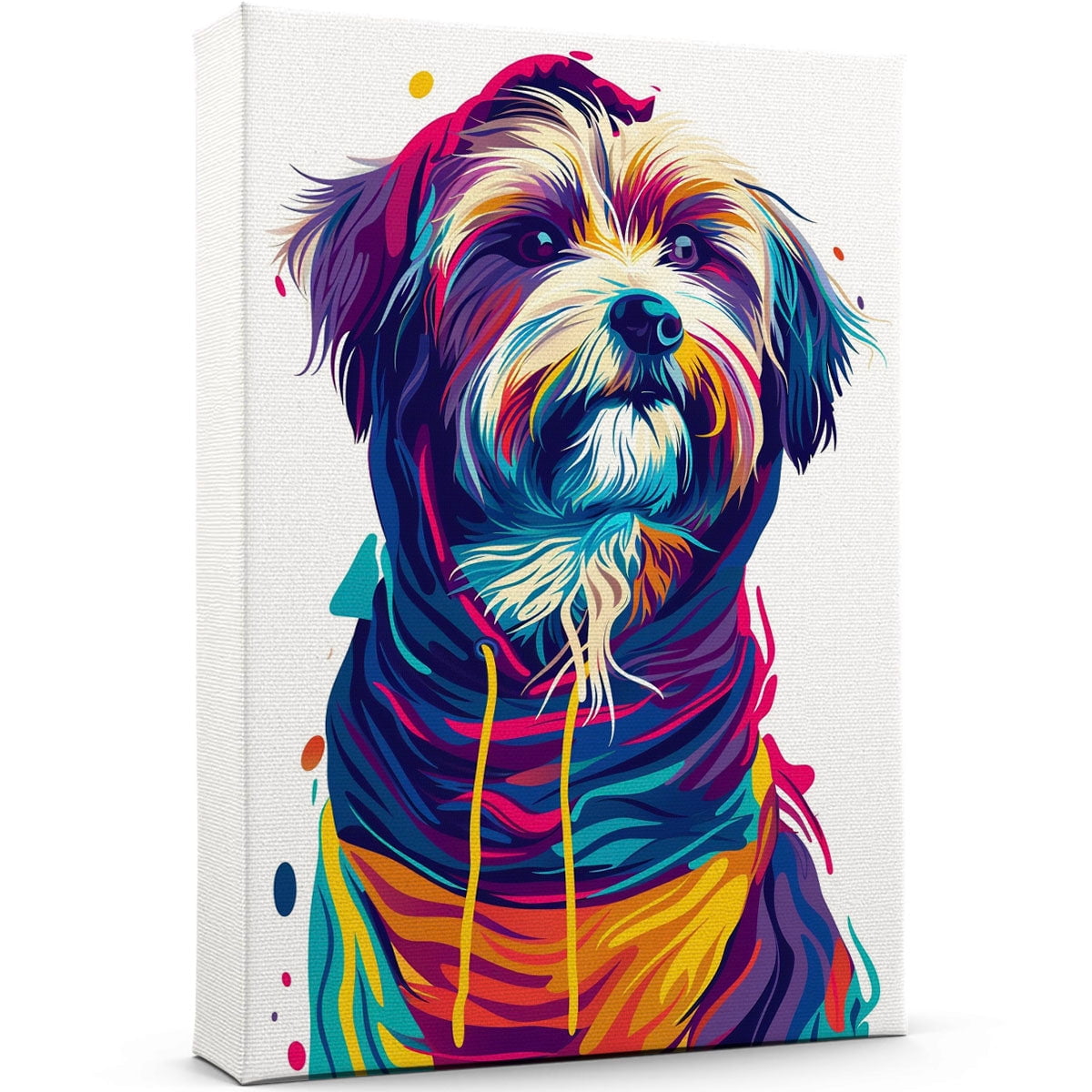 Havanese Dog Wall Art Cute Animal Decor for Kid's Bedroom, Home Office ...