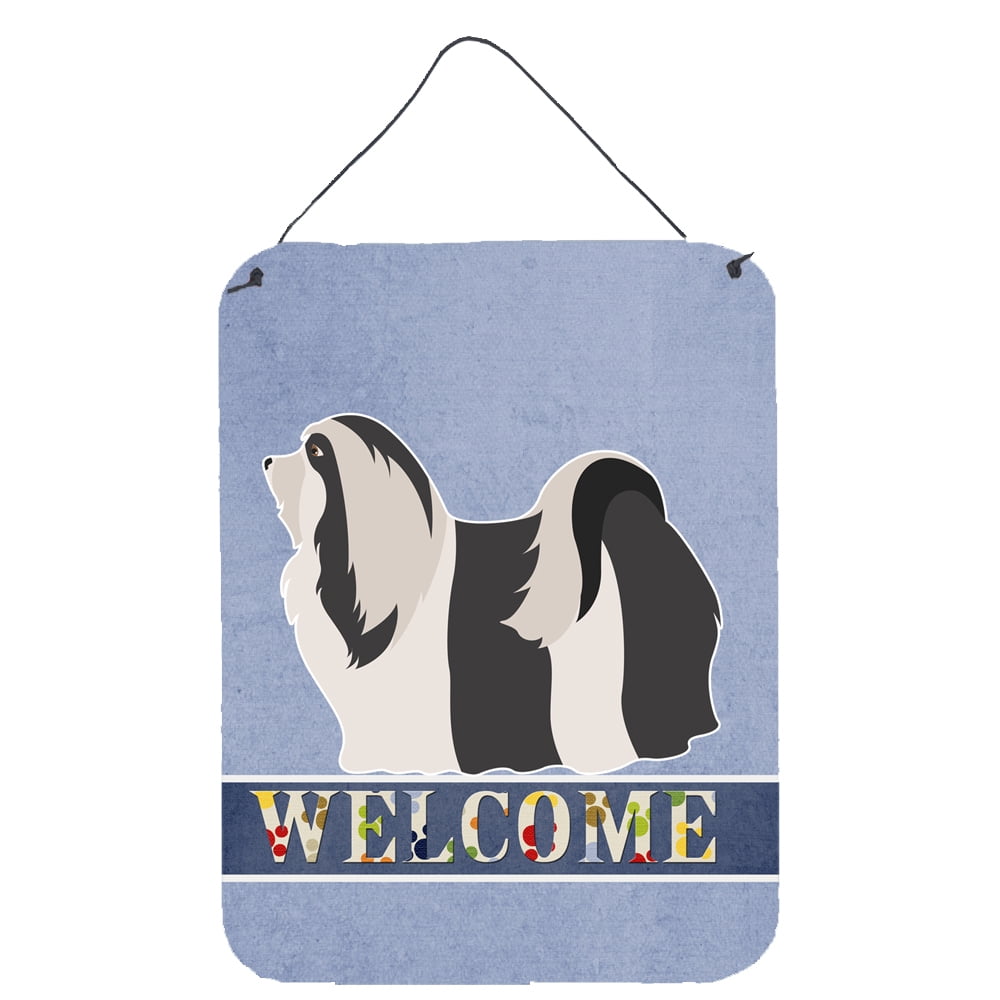 Havanese Welcome Wall or Door Hanging Prints Blue - Walmart.com