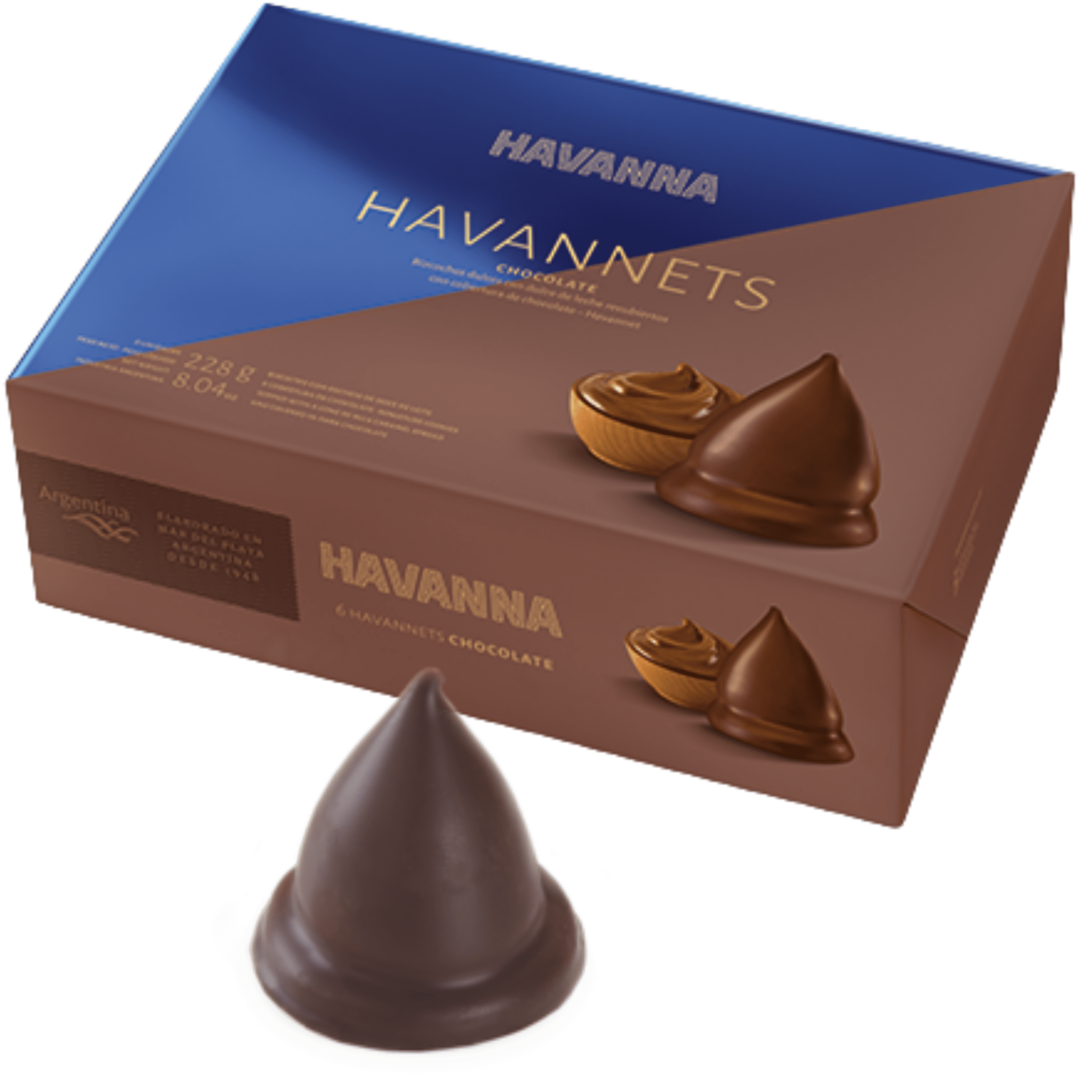 Havanna - Havannets Cones Milk Chocolate with Dulce de Leche - Package ...
