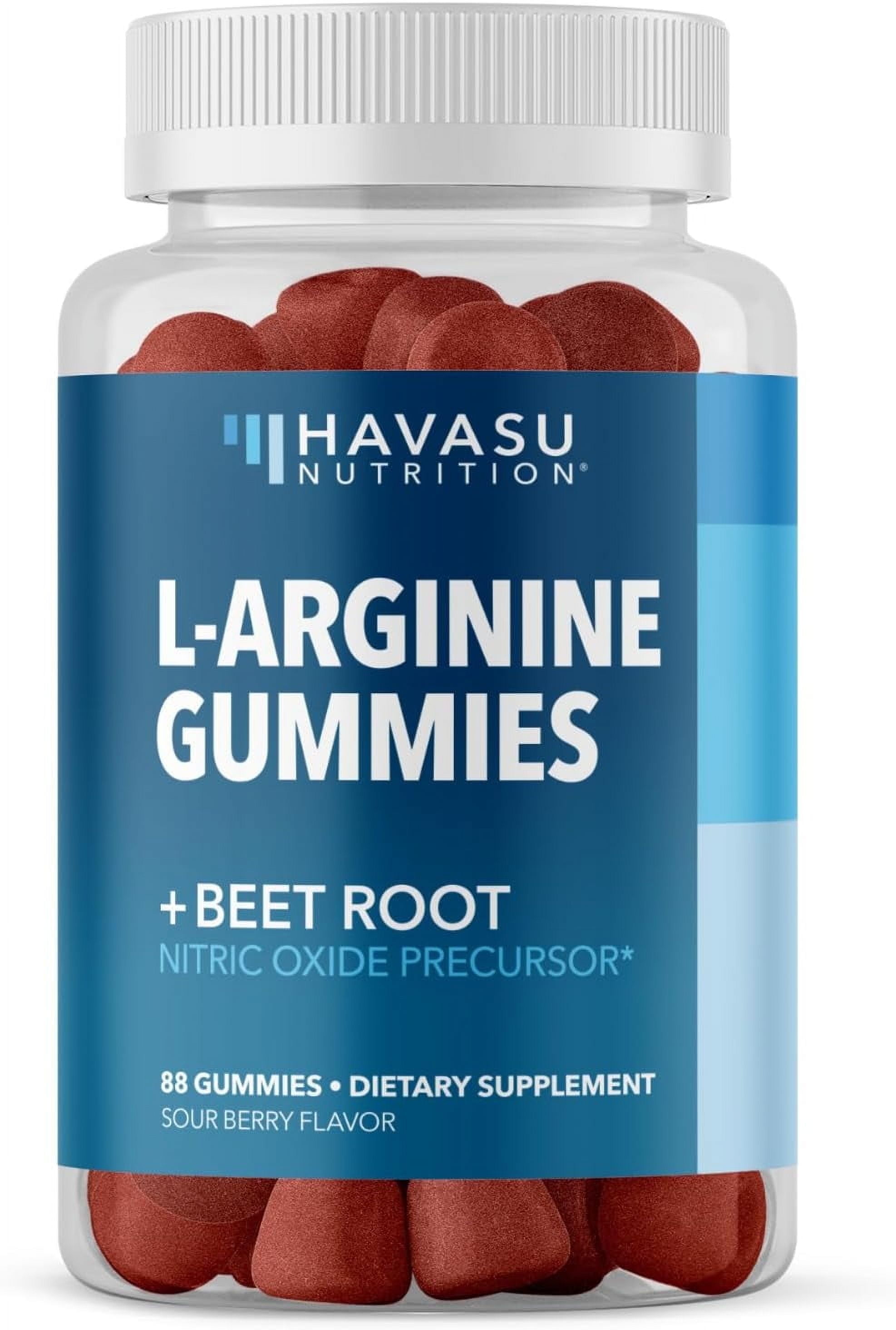 Havasu Nutrition L Arginine Gummies Nitric Oxide Supplement | Vascular ...