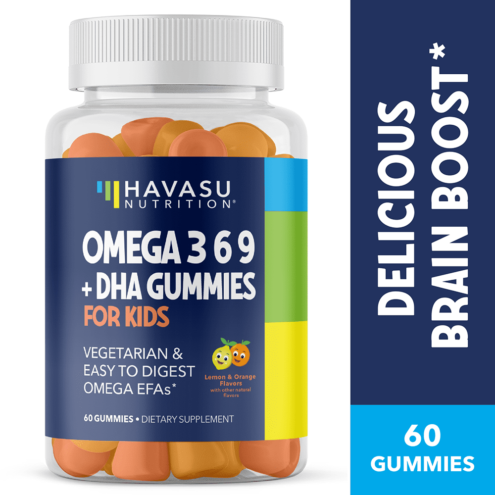 Havasu Nutrition Vegan Omega 369 Gummies | Children's Chewable Brain ...