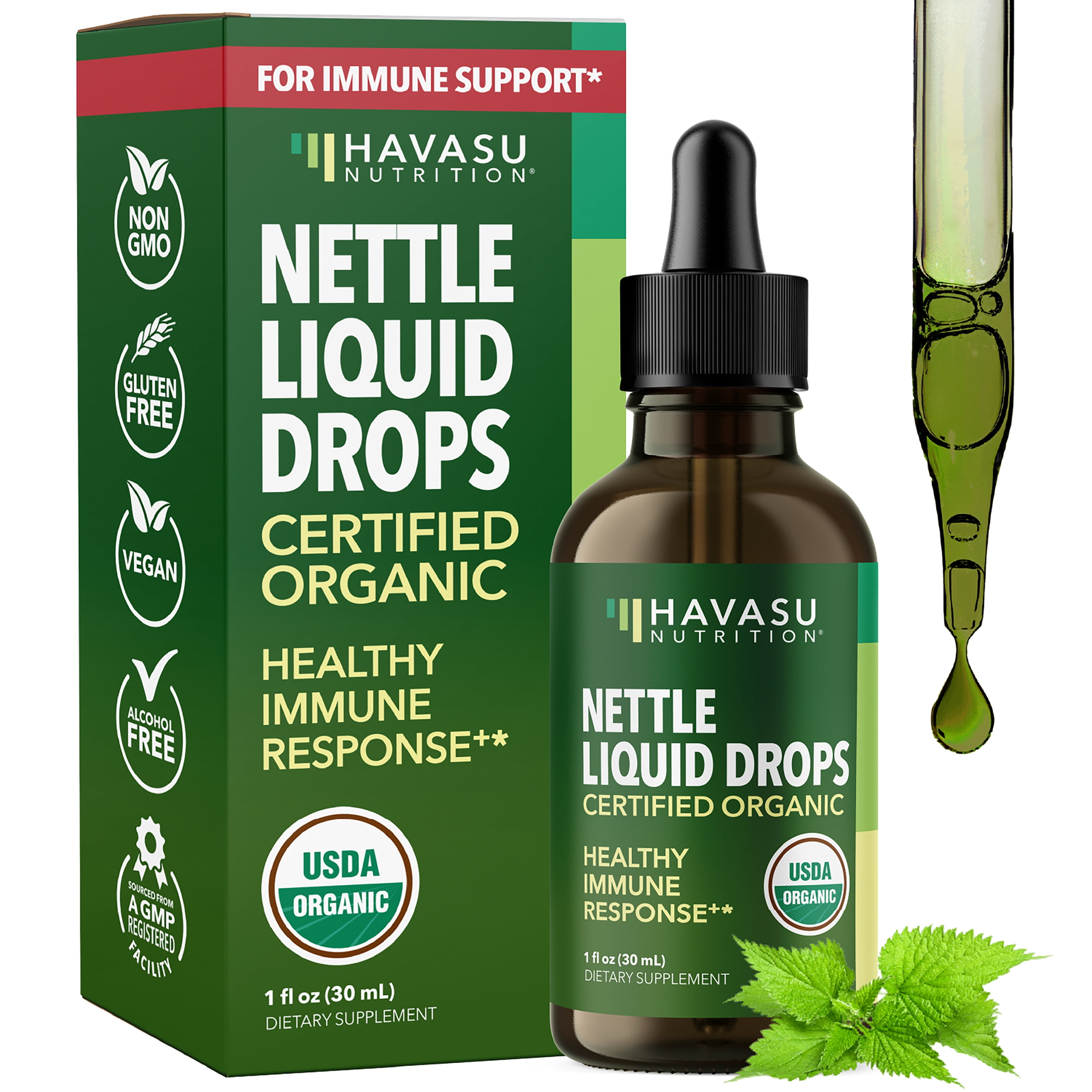 Havasu Nutrition Organic Stinging Nettle Root Drops | Daily Health and ...