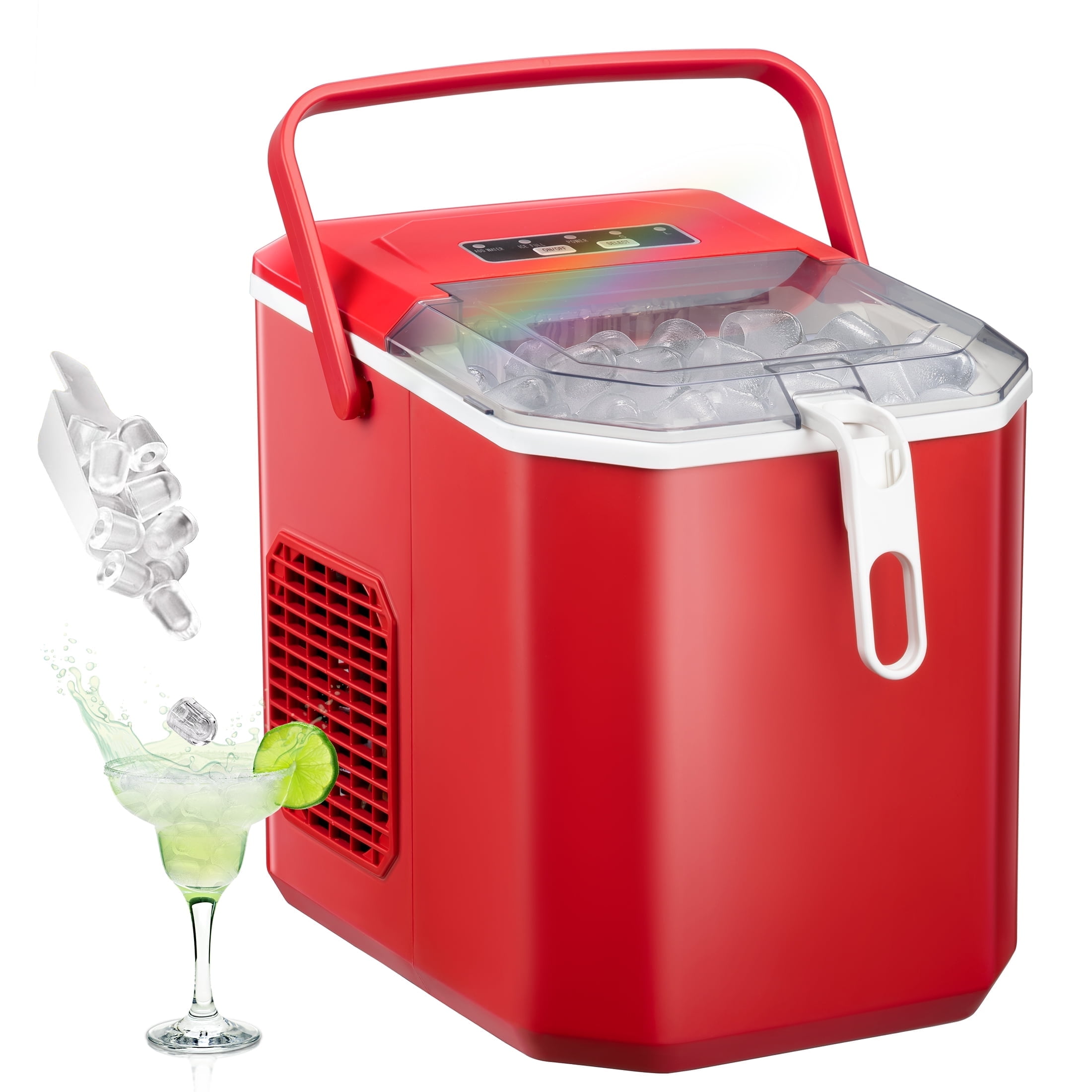 Havato Bullet Ice Maker with Ice Basket/Shovel/Handle, 9 Pieces/6-12 ...