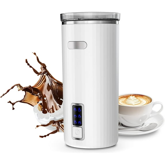 Havato Milk Frother, 6-in-1 Electric Milk Steamer, Automatic Warm and ...