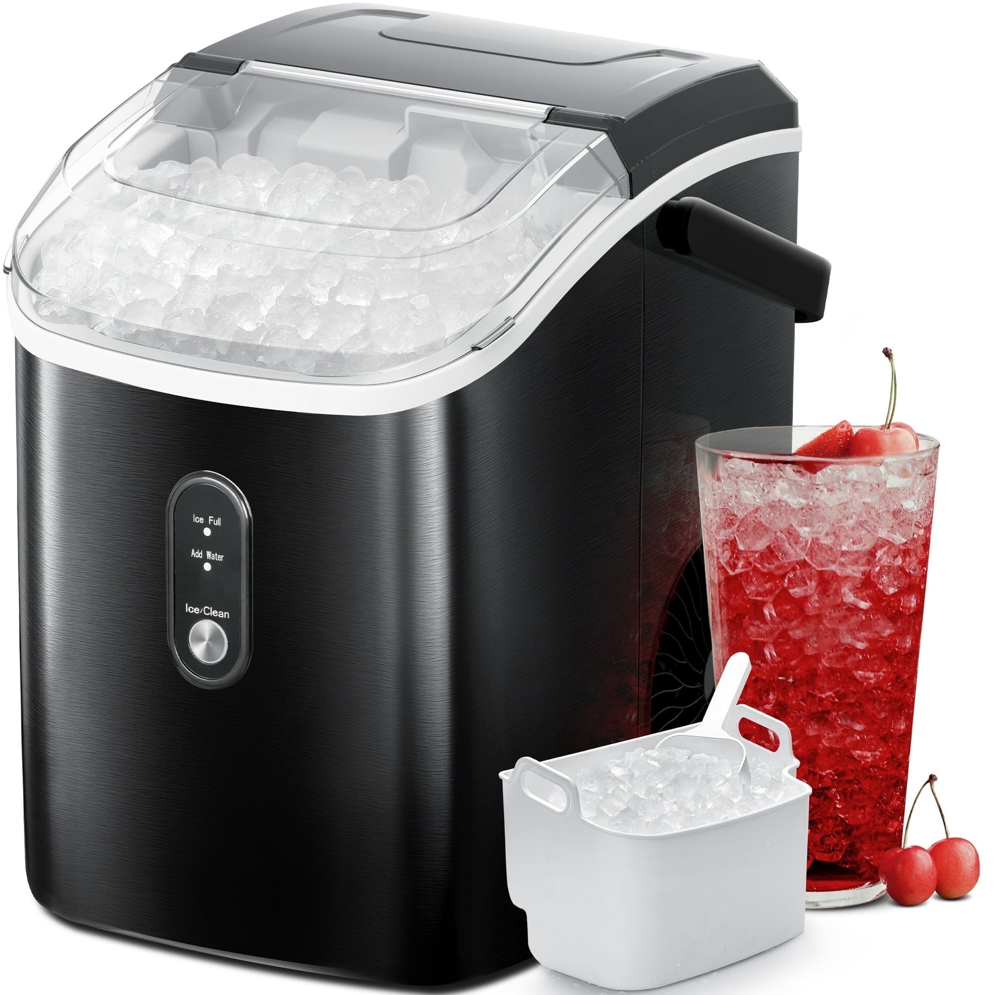 Havato Nugget Ice Maker Countertop with Basket and Scoop, Ready in 6 ...