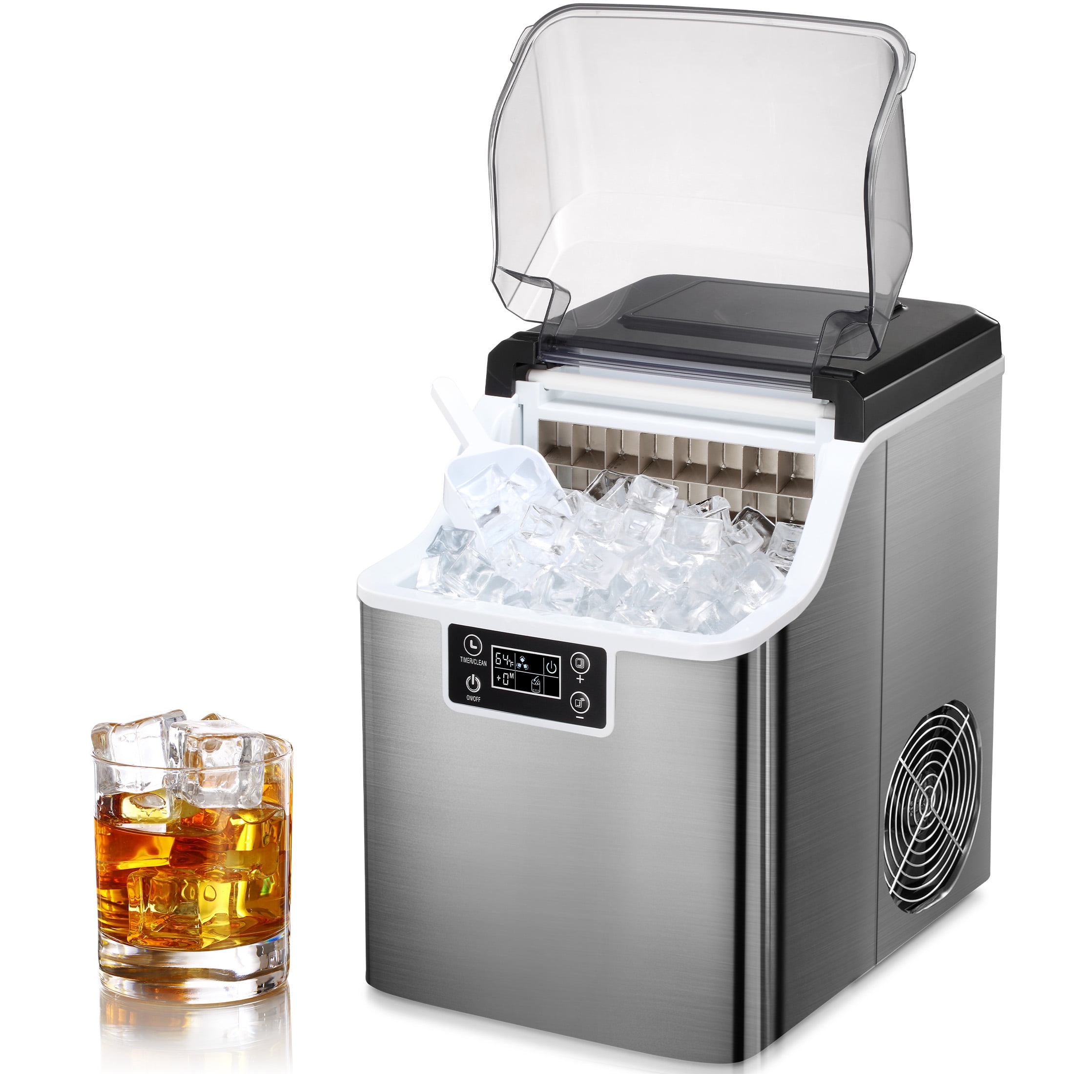 Havato Table Ice Maker, with Automatic Cleaning Function and 24-Hour ...