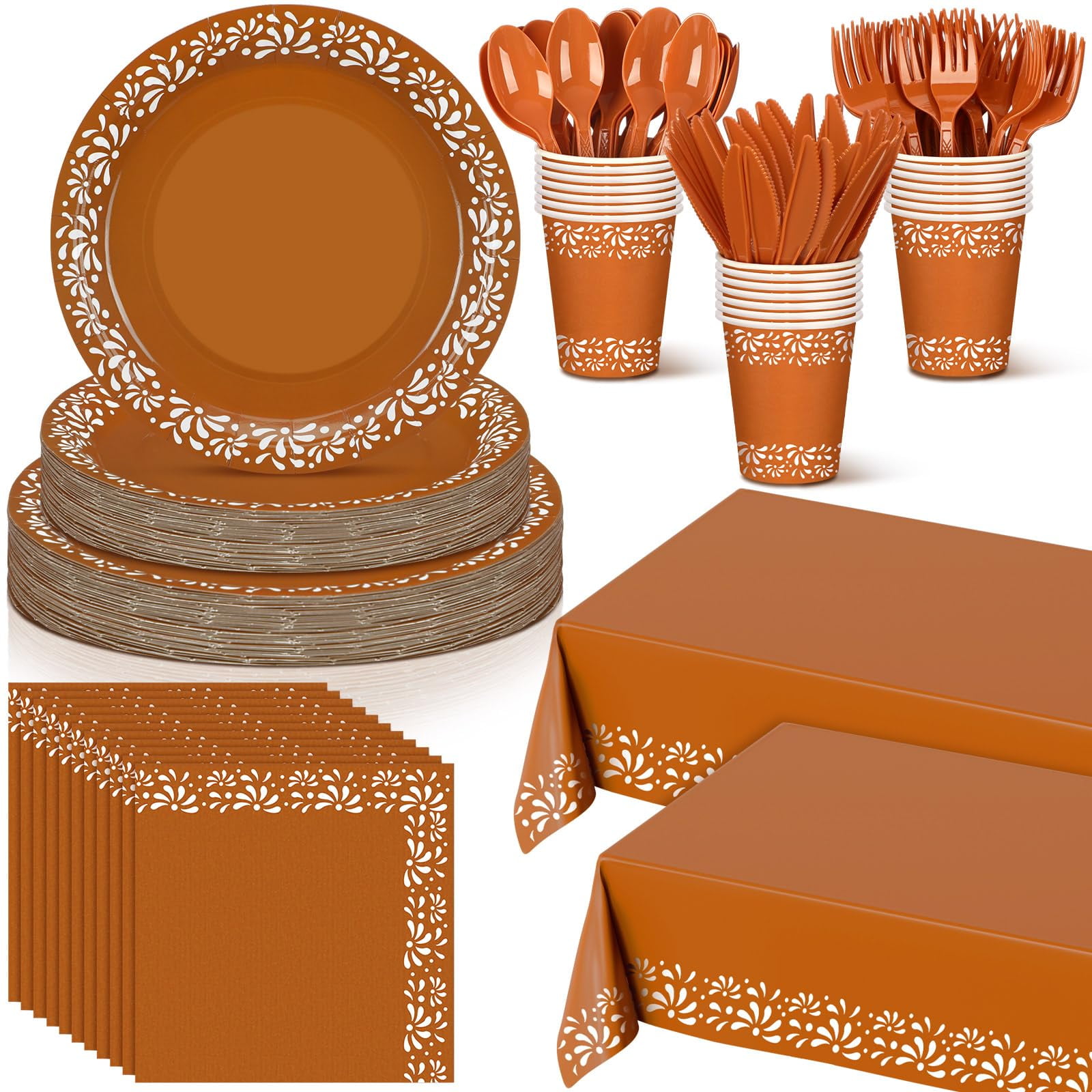 Havawish 177 Pcs Platos De Barro Mexicanos Cielito Lindo Party ...