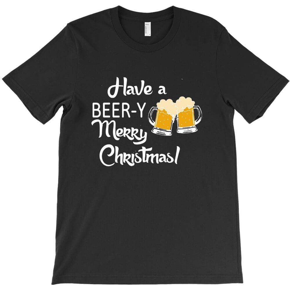 Have A Beery Merry Christmas Funny Holiday Drinking Graphic H8092 ...