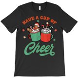 Have A Cup Of Cheer Funny Hot Cocoa Retro Christmas Xmas Holiday ...