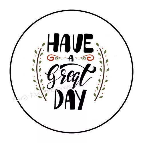 Have A Great Day Sticker Party Favors Sticker Envelope Seals Labels ...