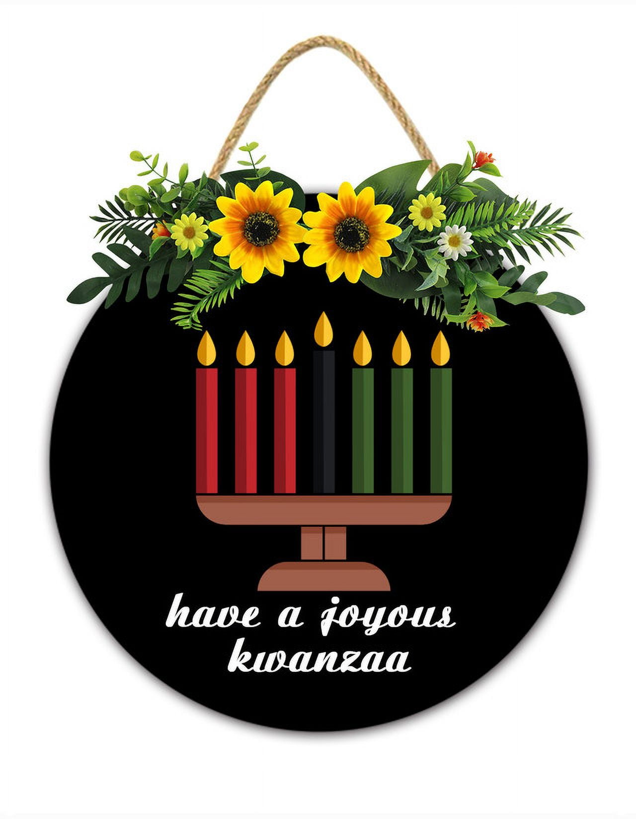 Have A Joyous Kwanzaa Happy Kwanzaa Wreath Sign, Kwanzaa Sign African ...