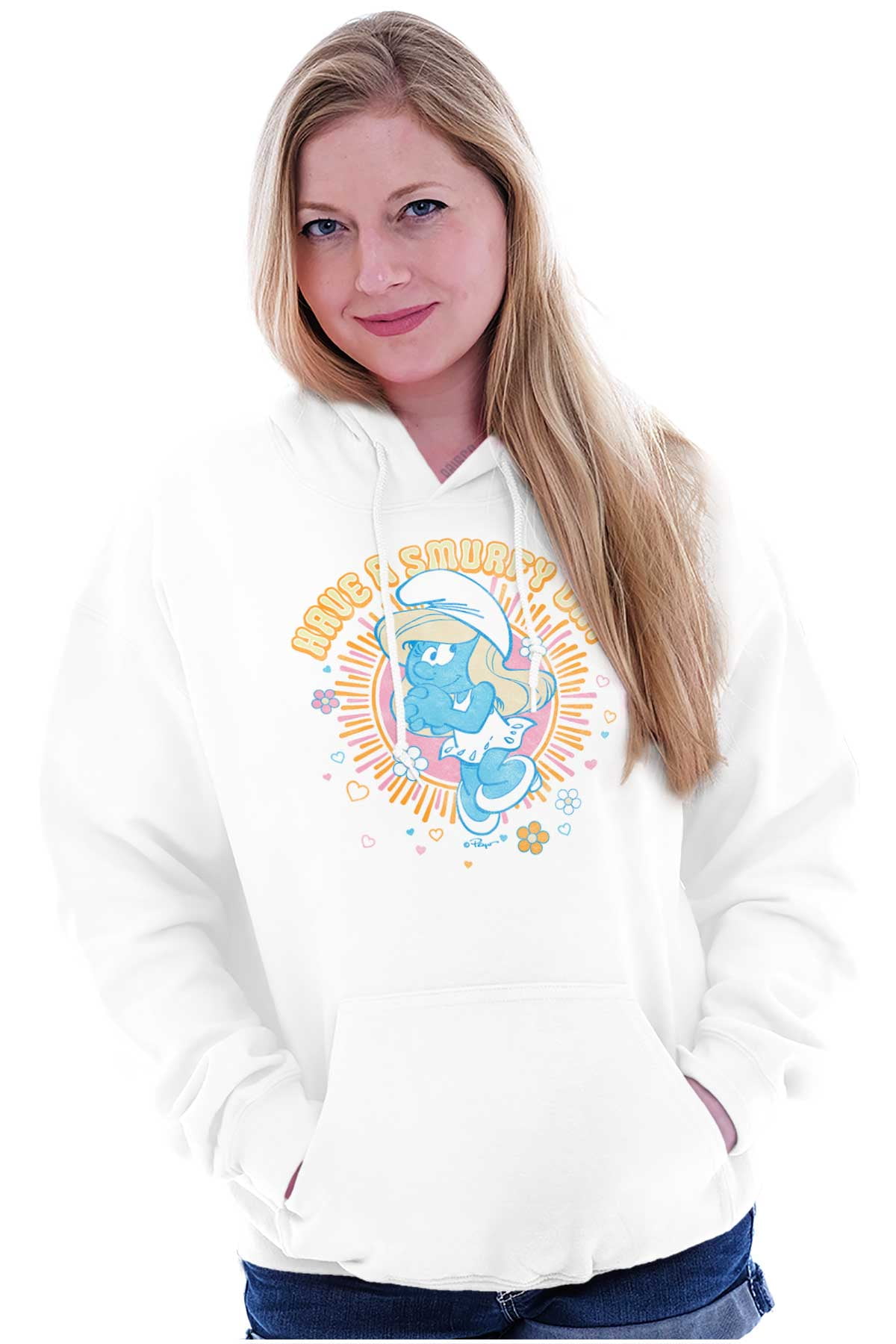 Have A Smurfy Day Smurfette Cartoon Women Plus Size Hoodie Brisco ...