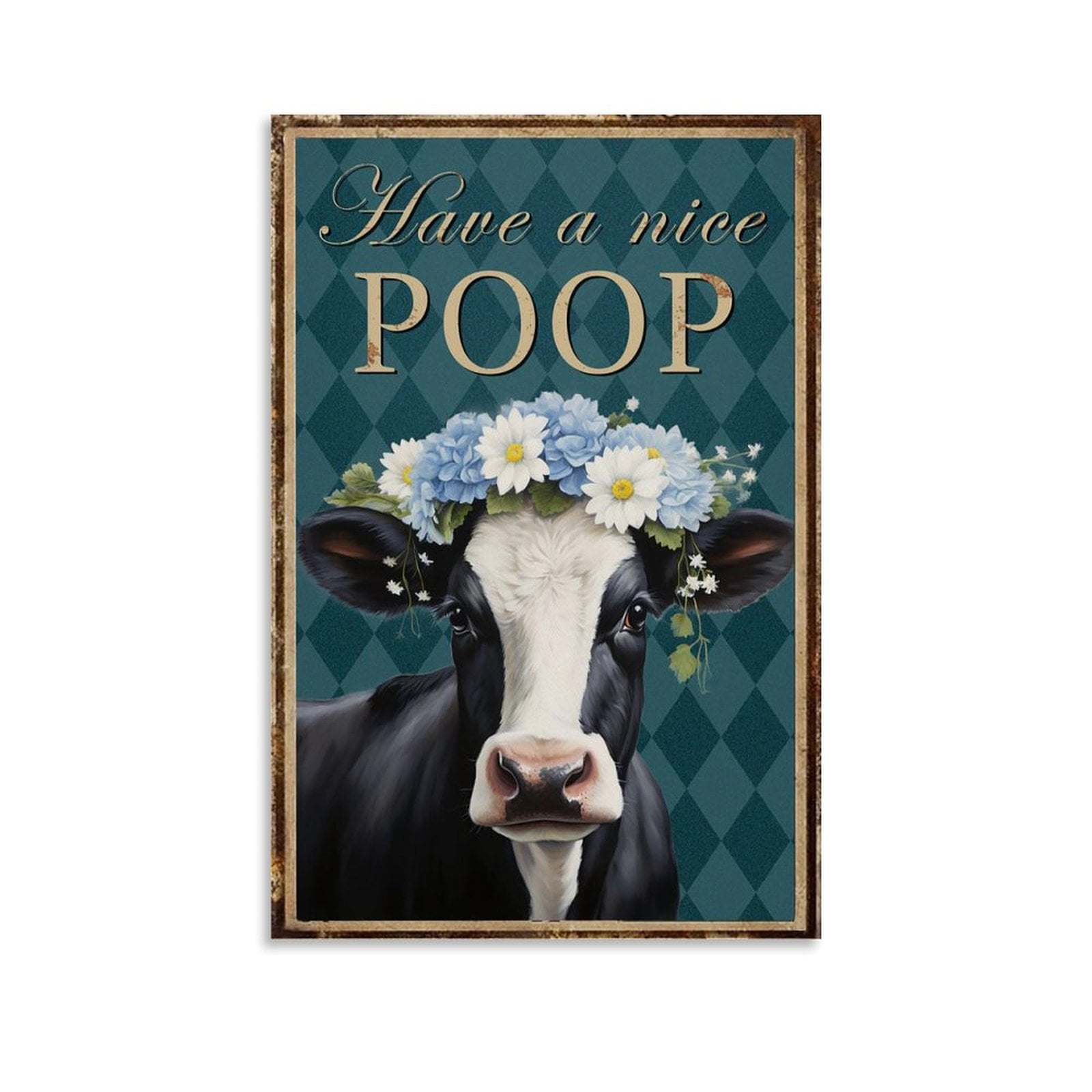 Have Beautiful Poop Painting Vintage Poster Picture Print Wall Art ...
