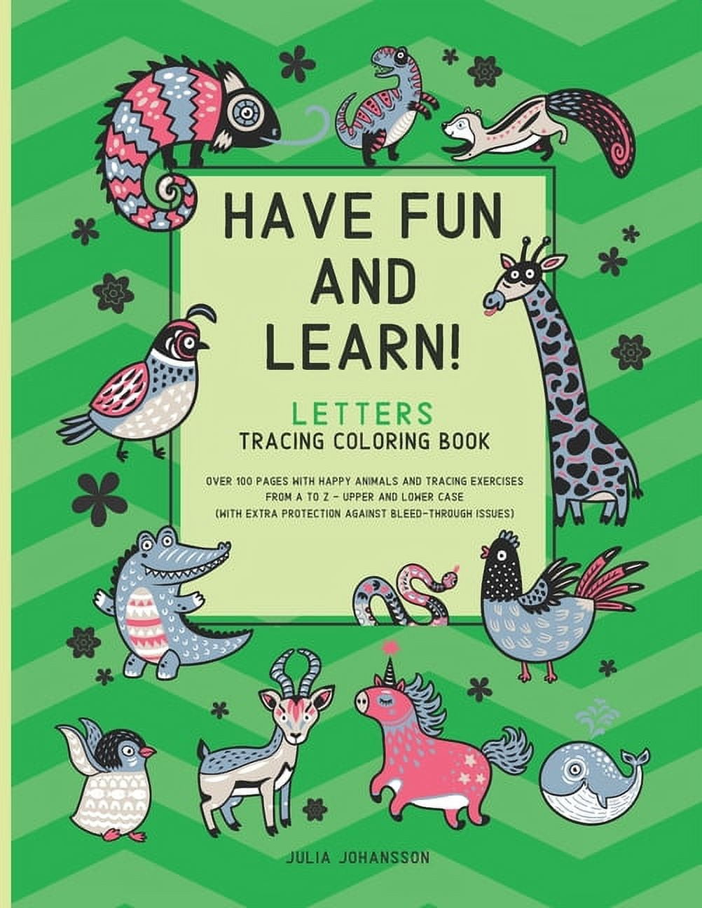 Have Fun And Learn - Letters : Letters Tracing Coloring Book For ...