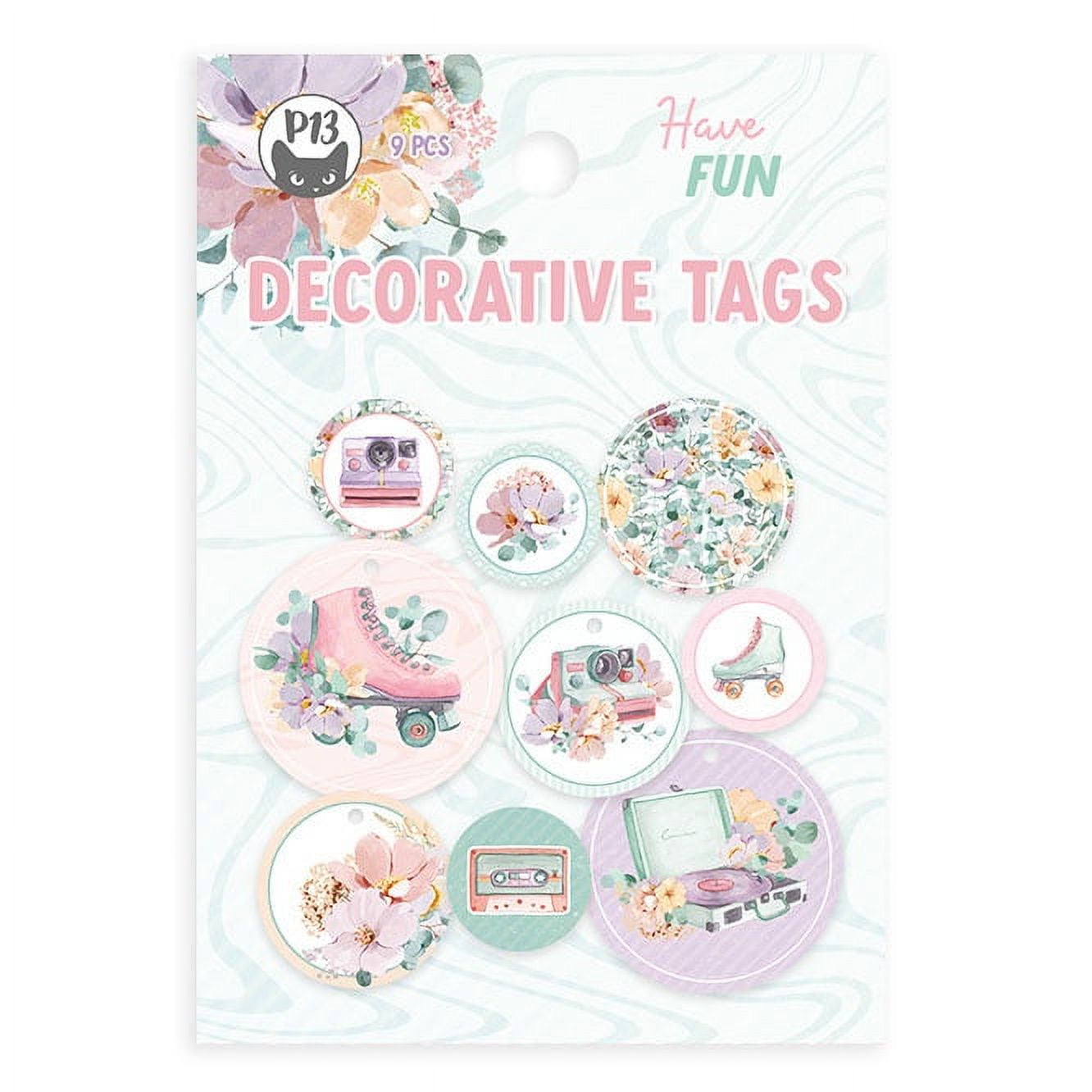 Have Fun Double-Sided Cardstock Tags 9/Pkg-#01 - Walmart.com