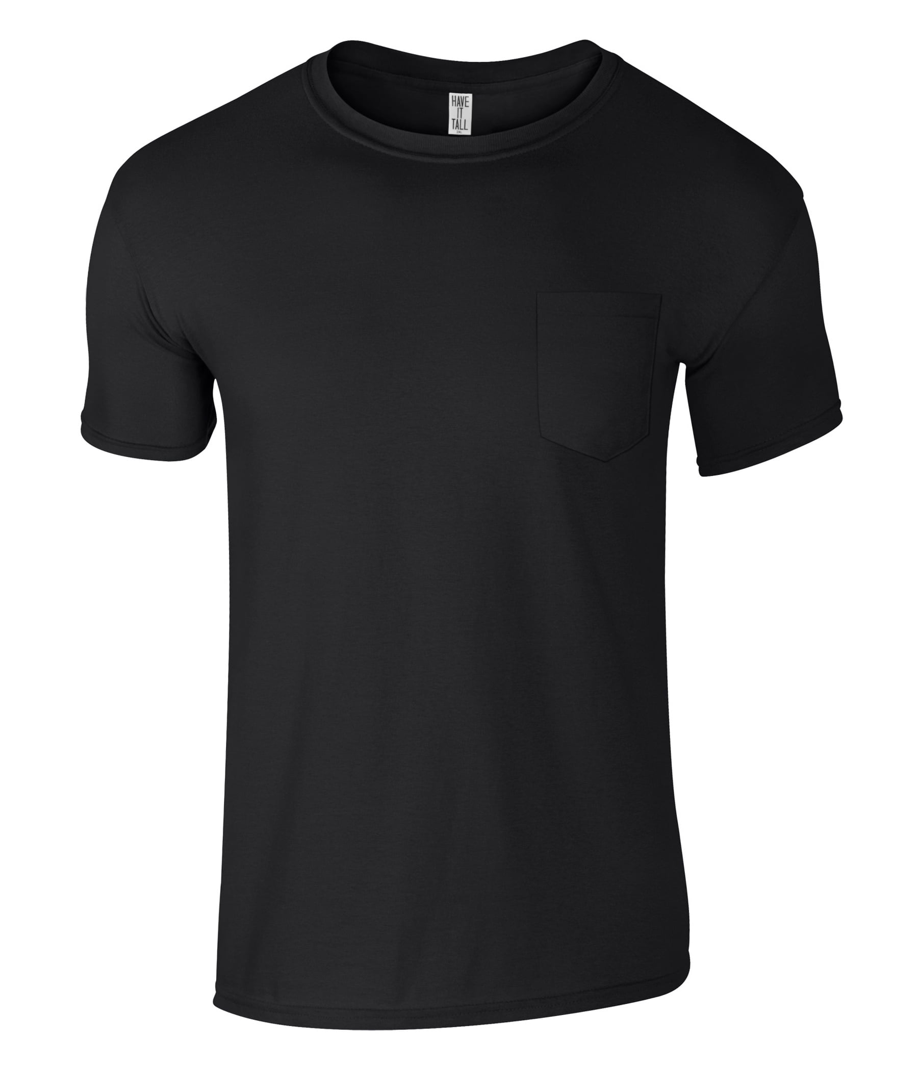Have It Tall Pocket T Shirt For Tall Men and Women | Sizes ST - 6XLT ...