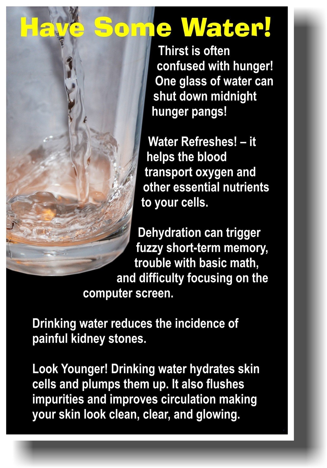 Have Some Water - Poster - Walmart.com