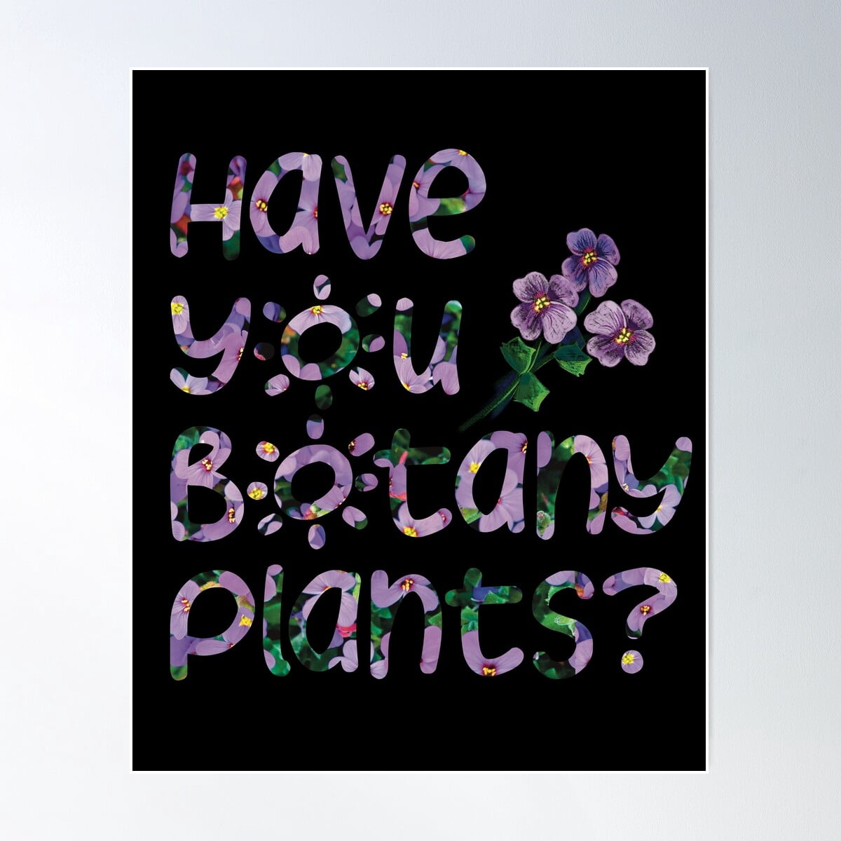 Have You Botany Plants Poster Wall Art, Modern Wall Decor For Living ...