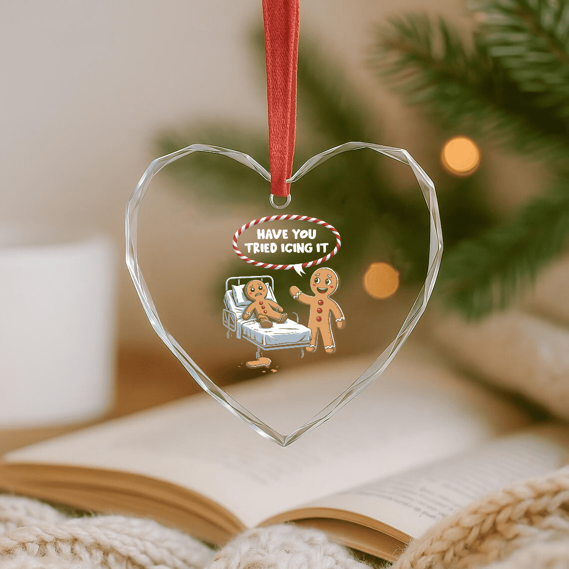 Have You Tried Icing It Gingerbread Nurse Hospital Ornament, Crystal ...