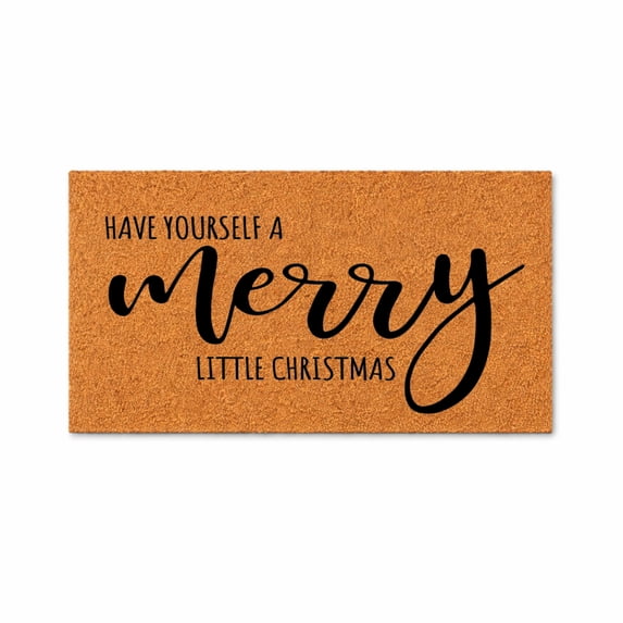 Have Yourself a Merry Little Christmas, Christmas Doormat, Welcome Mat ...