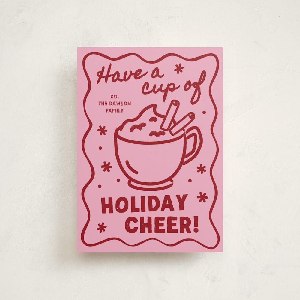 Have a Cup of Holiday Cheer Card - Fun Greeting Card with Cute Mug ...