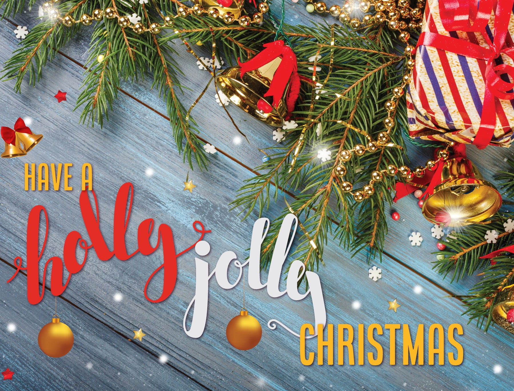 Have a Holly Jolly Christmas Holiday Cards - 12 Cards with Envelopes ...