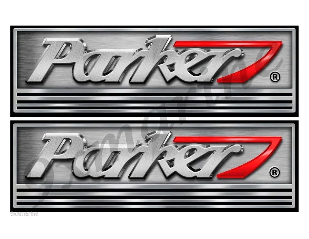 Have one to sell? Sell now Two Parker Boat Stickers Not OEM - Walmart.com