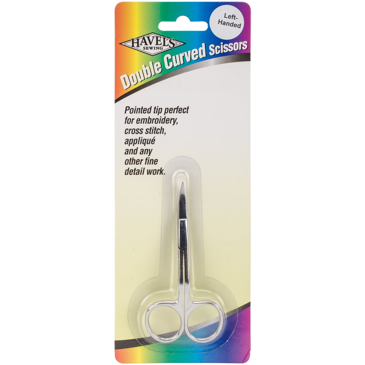 Havel's Double-Curved Embroidery Scissors 3.5"-Left-Handed - Walmart.com